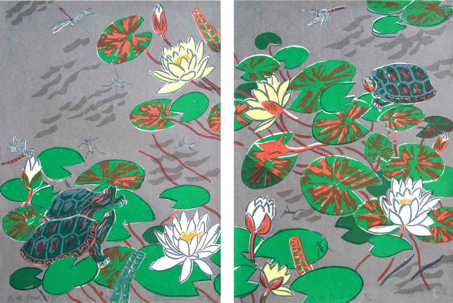 Mayumi Oda - Artist - In the Pond (Left and Right)